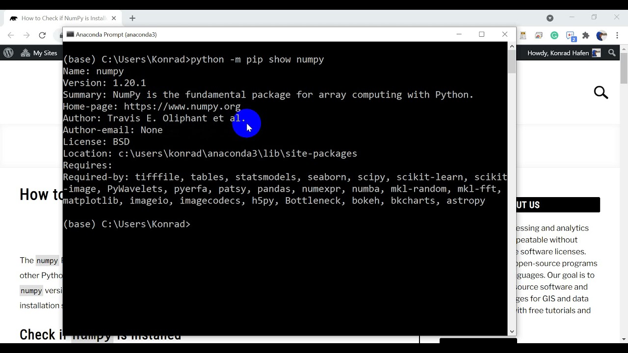 How To Check The Numpy Version In Your Script Finxter Riset